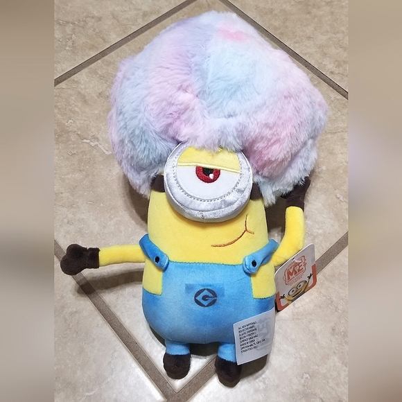 Toys | Universal Studios Despicable Me Cotton Candy Hair Minion 12 Inch ...